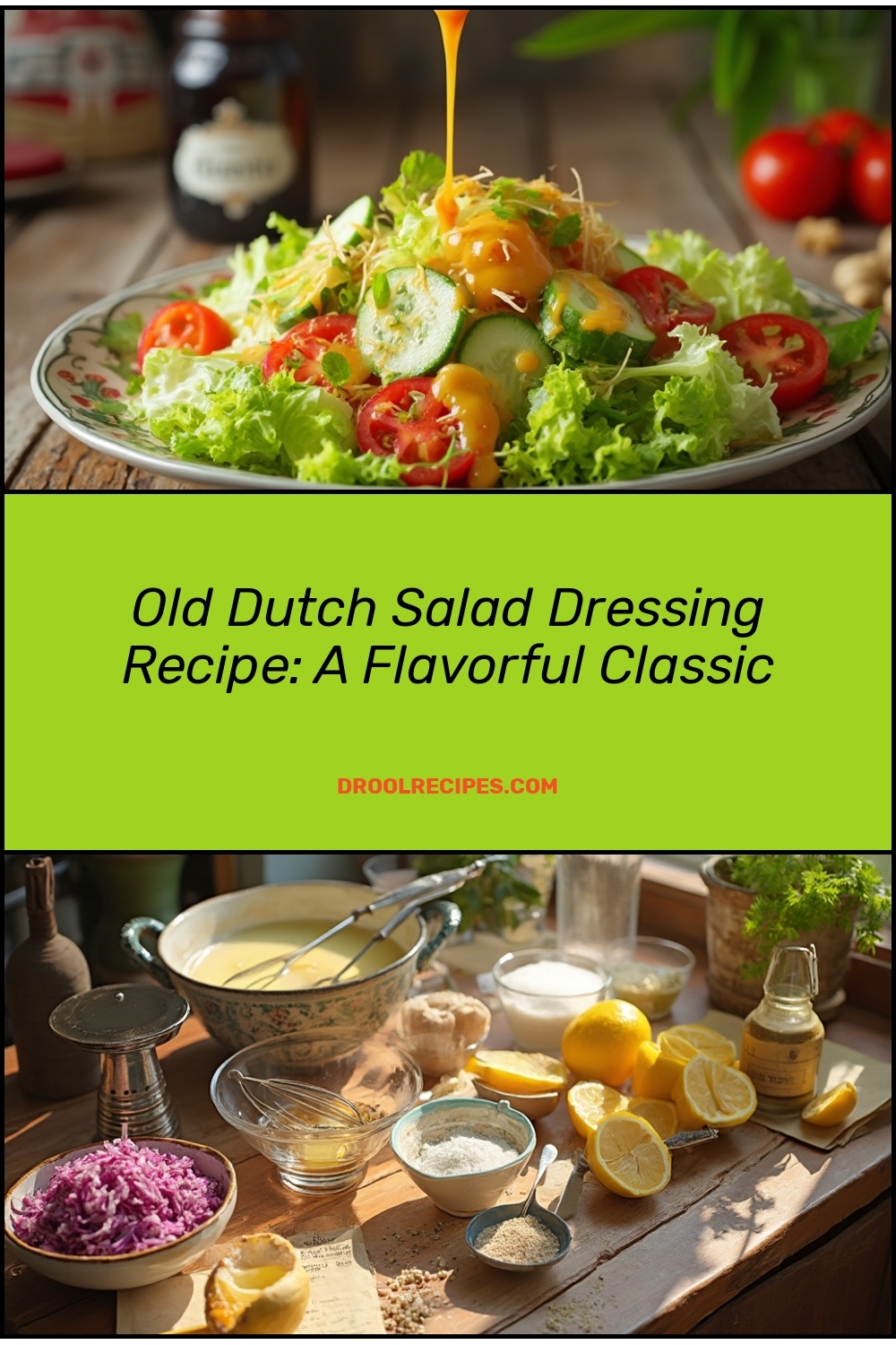 Old Dutch Salad Dressing Recipe: A Flavorful Classic - Drool Recipes