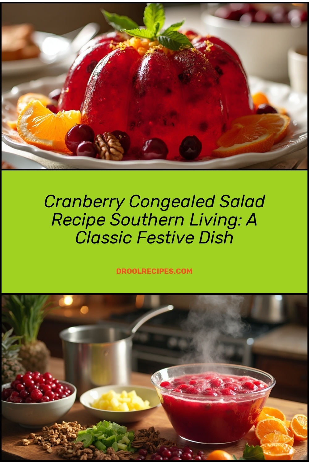 Cranberry Congealed Salad Recipe Southern Living: A Classic Festive ...