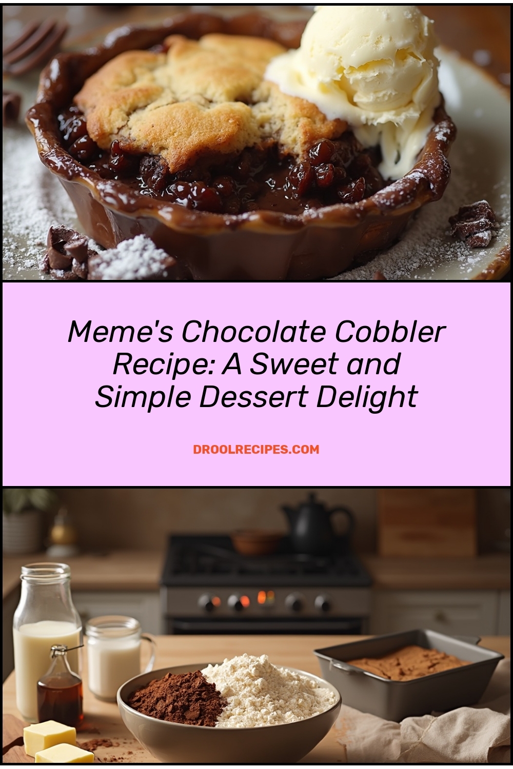 Meme's Chocolate Cobbler Recipe: A Sweet and Simple Dessert Delight ...