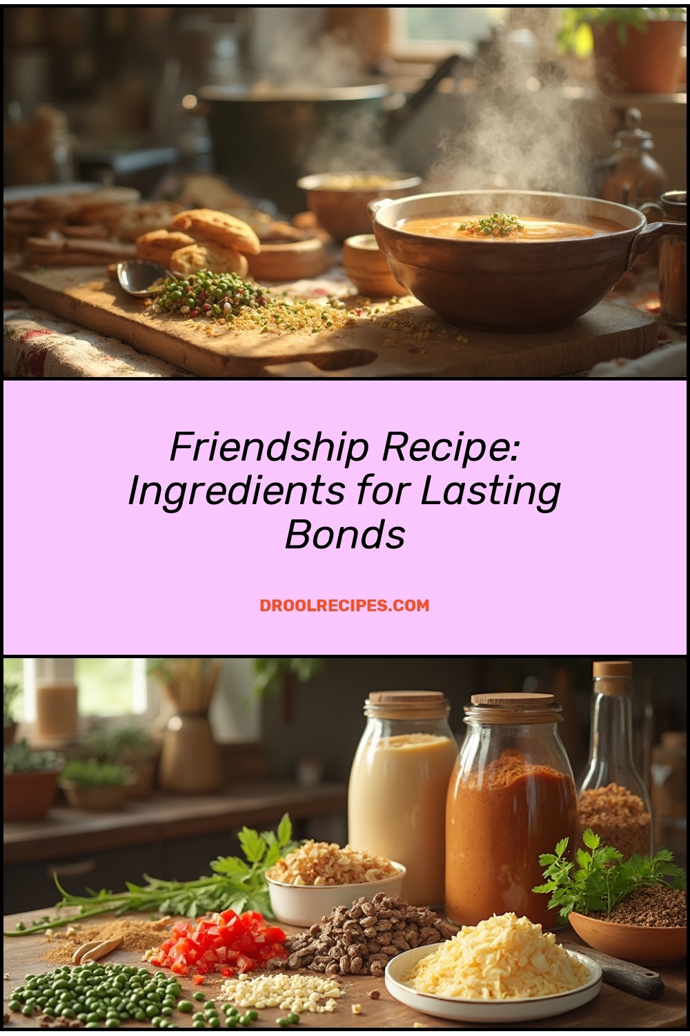 Friendship Recipe: Ingredients for Lasting Bonds - Drool Recipes