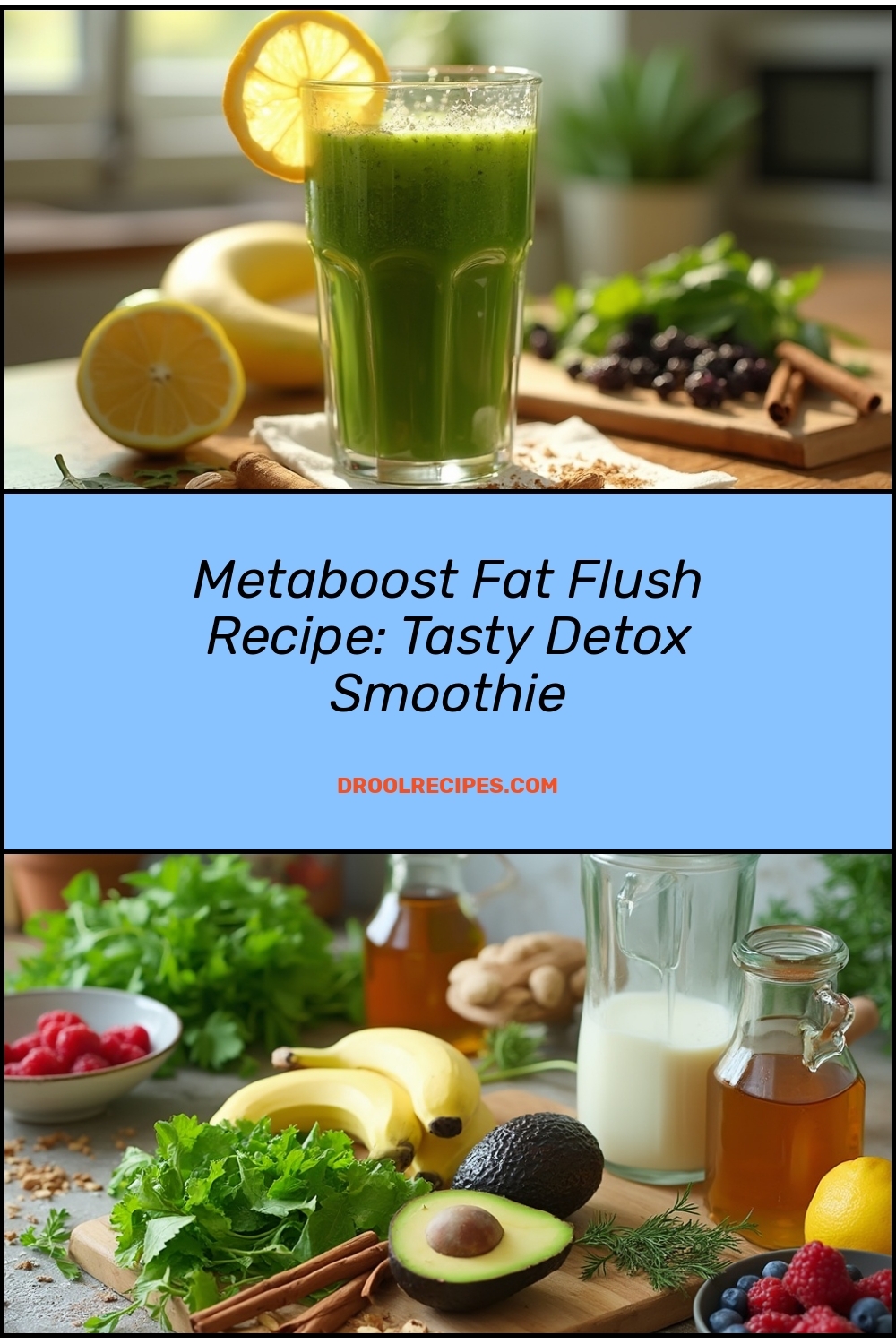 Metaboost Fat Flush Recipe: Tasty Detox Smoothie - Drool Recipes