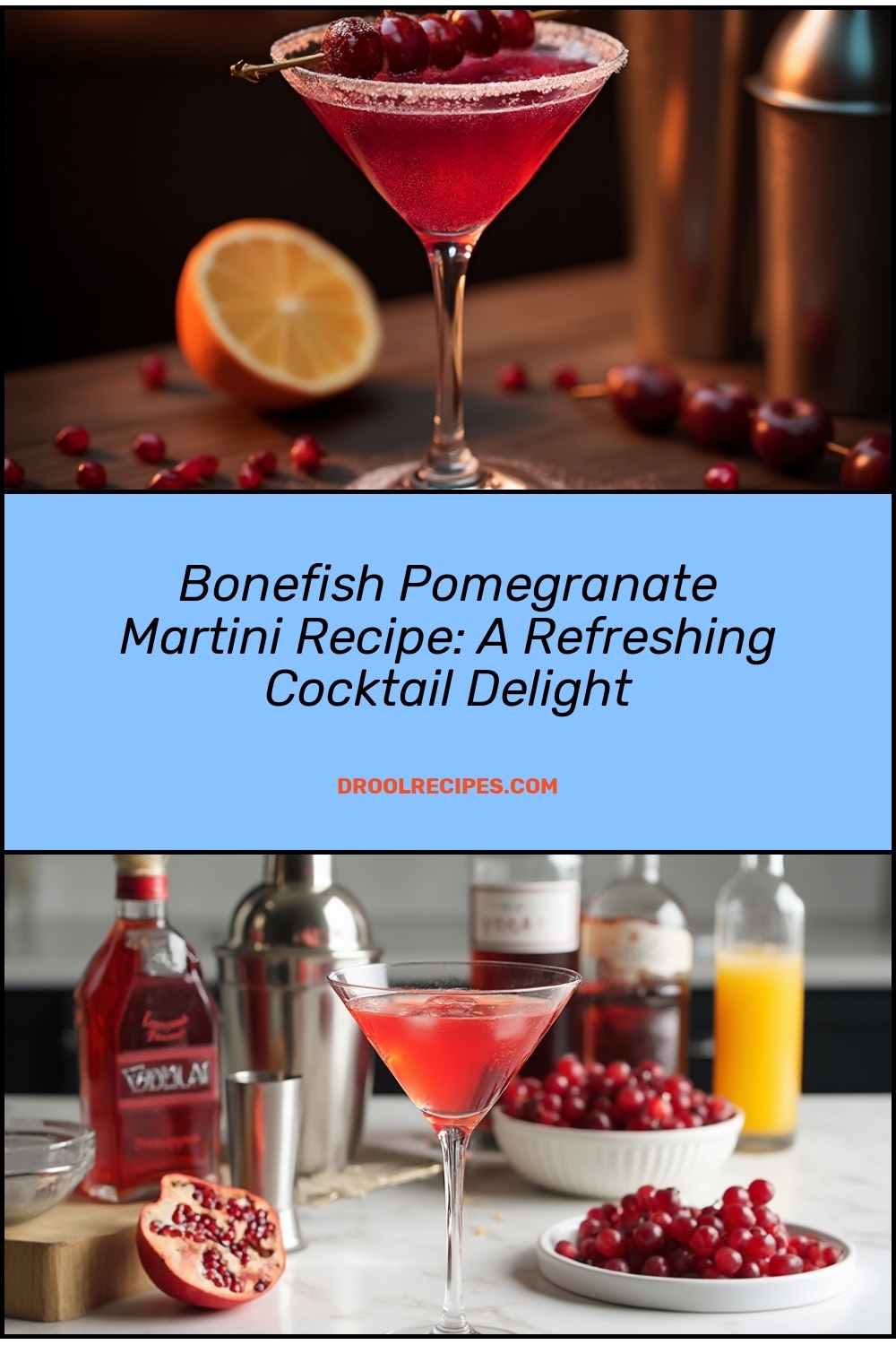 Bonefish Pomegranate Martini Recipe: A Refreshing Cocktail Delight ...