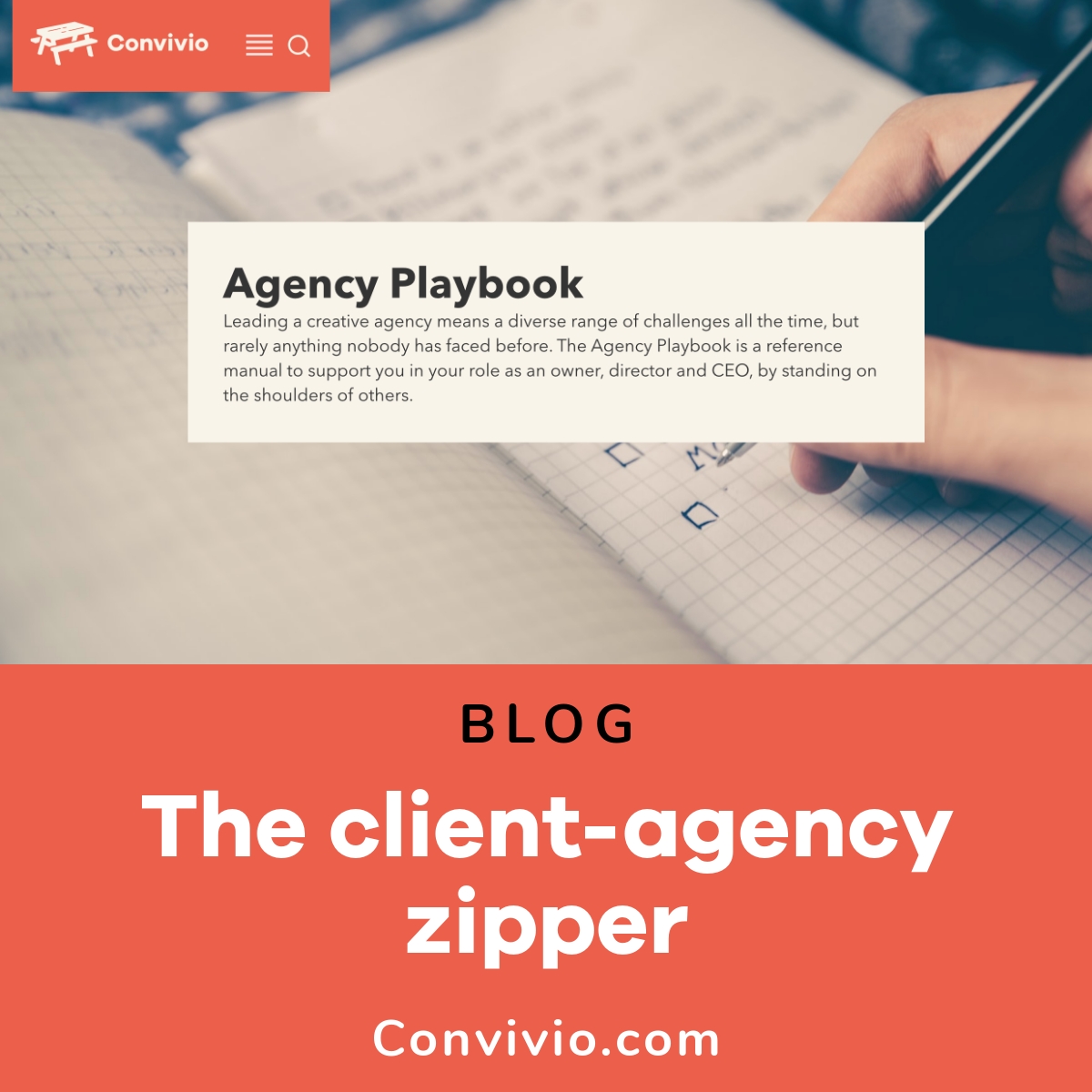 The client-agency zipper | Convivio