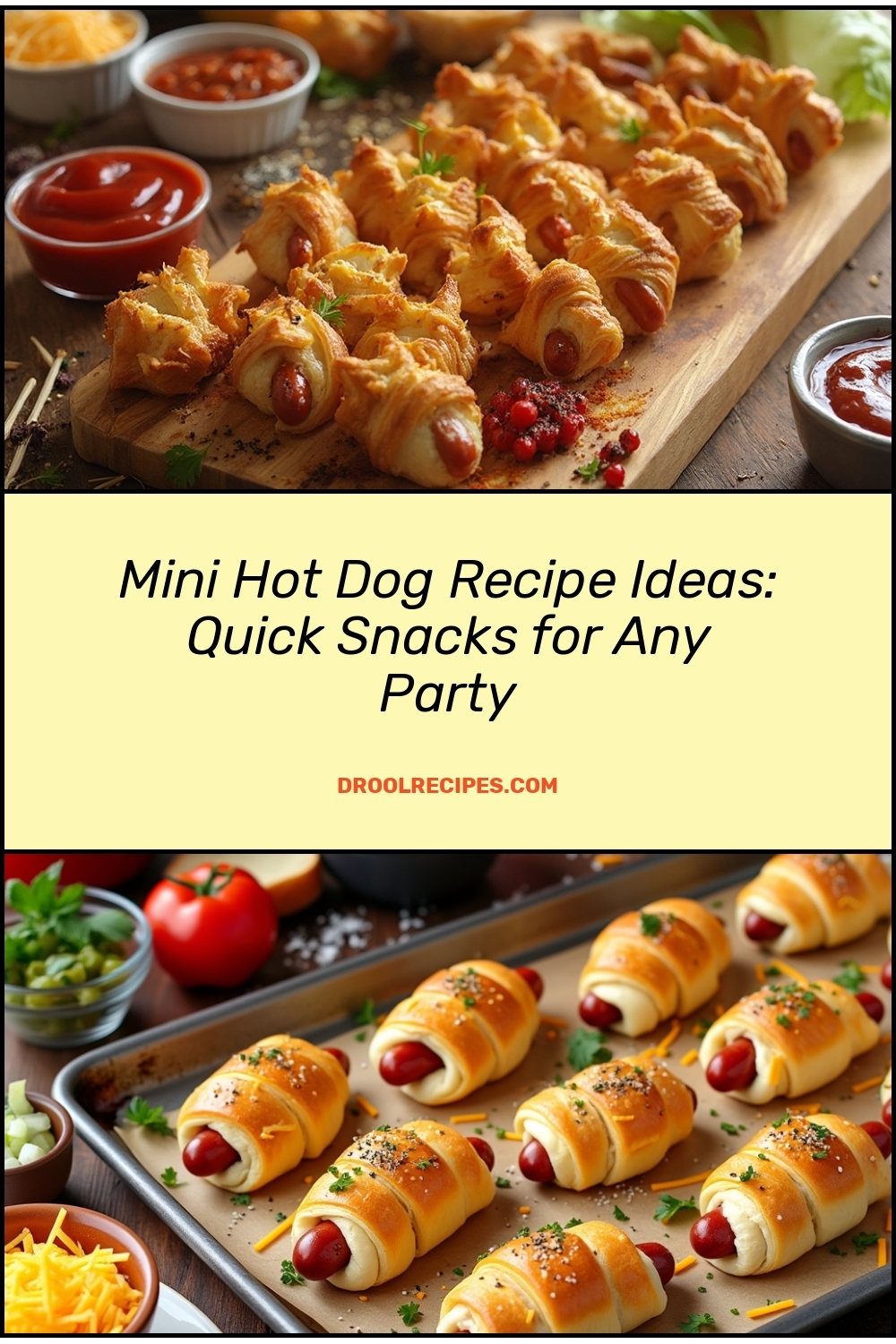 Mini Hot Dog Recipe Ideas: Quick Snacks for Any Party - Drool Recipes
