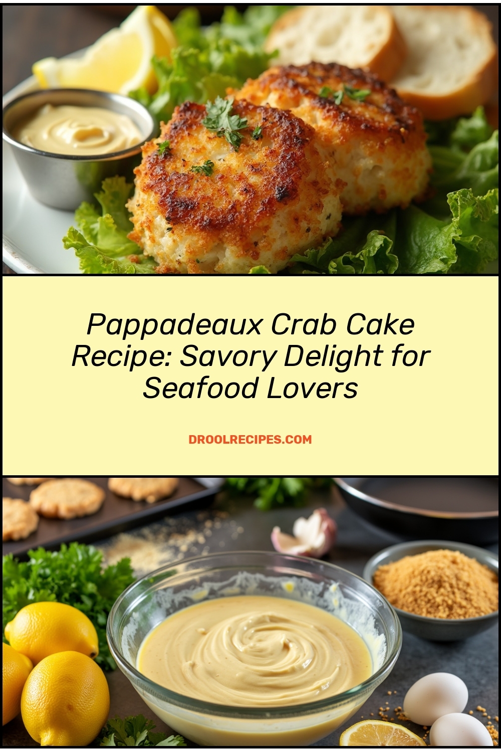 Pappadeaux Crab Cake Recipe: Savory Delight for Seafood Lovers - Drool ...