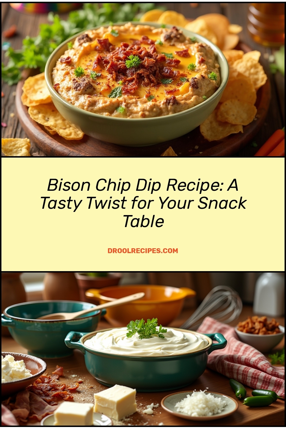 Bison Chip Dip Recipe: A Tasty Twist for Your Snack Table - Drool Recipes
