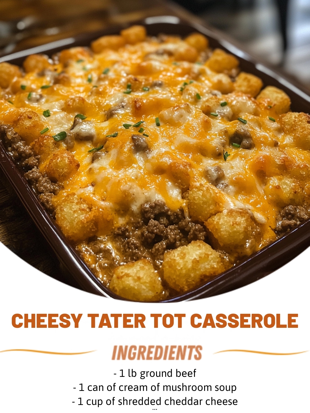 Cheesy Tater Tot Casserole – Easy Cooking Ideas