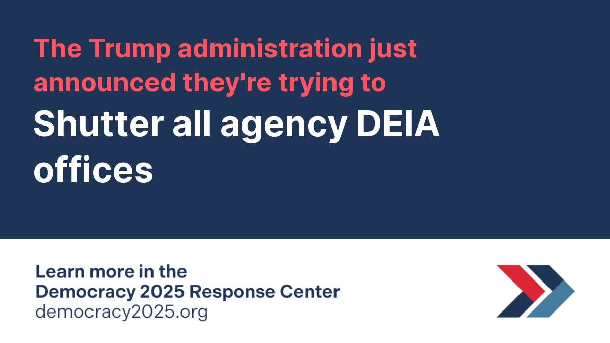 The Trump administration is trying to Shutter all agency DEIA offices ...
