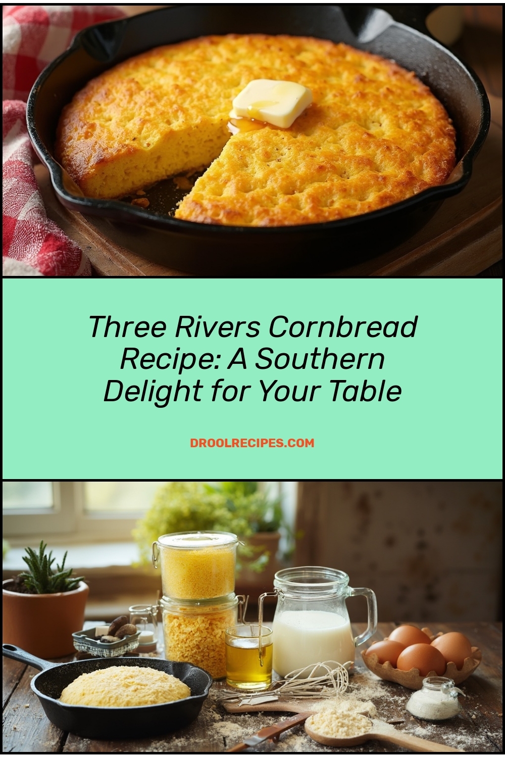 Three Rivers Cornbread Recipe: A Southern Delight for Your Table ...