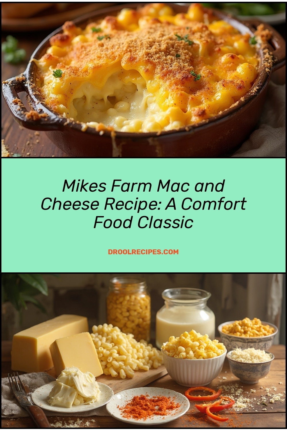 Mikes Farm Mac and Cheese Recipe: A Comfort Food Classic - Drool Recipes