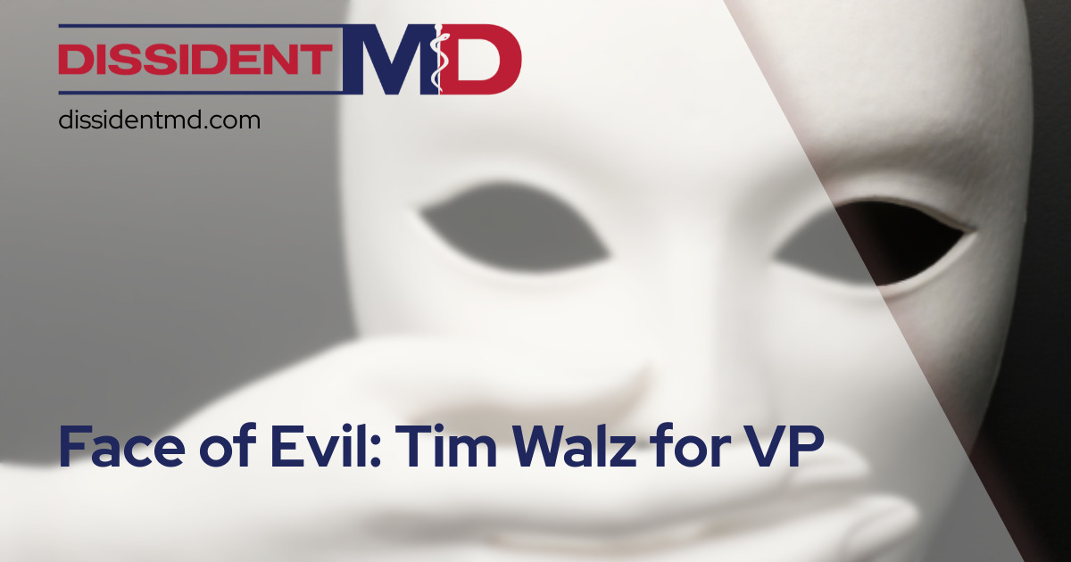 Face of Evil: Tim Walz for VP